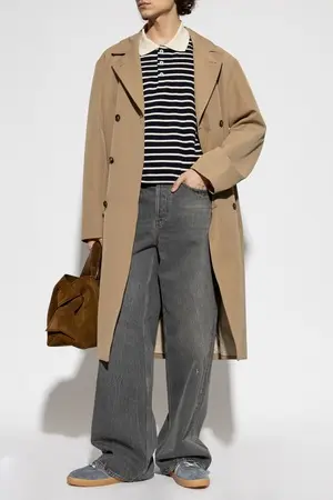 A.p.c. Double-breasted Trench Coat - Beige