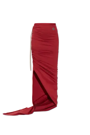 Rick Owens X Moncler Long Skirt - Red