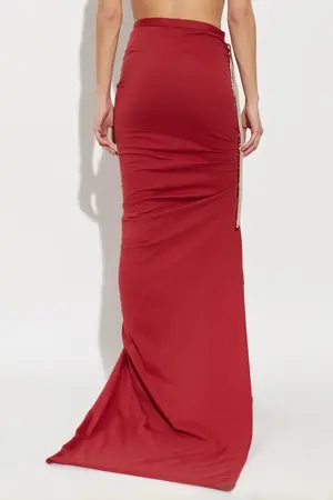 Rick Owens X Moncler Long Skirt - Red