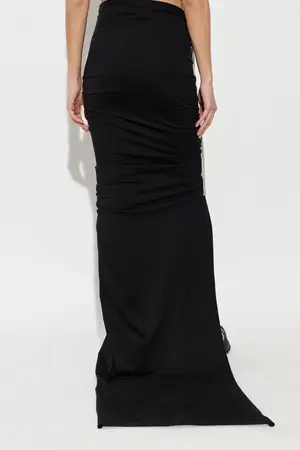 Rick Owens X Moncler Long Skirt - Black