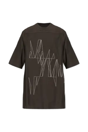 Rick Owens X Moncler T-shirt - Brown