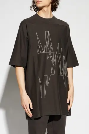 Rick Owens X Moncler T-shirt - Brown