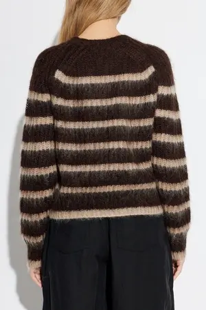 ALLSAINTS Riga Striped Sweater - Brown