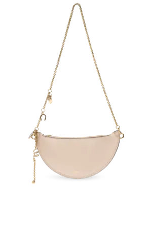 Chloé Halfmoon Mini Shoulder Bag - Cream