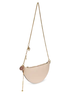 Chloé Halfmoon Mini Shoulder Bag - Cream