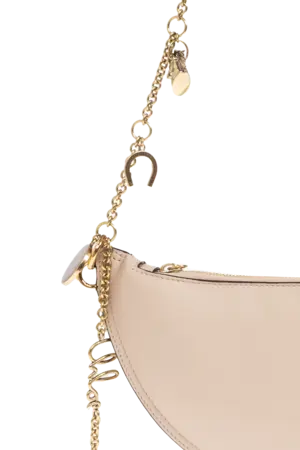 Chloé Halfmoon Mini Shoulder Bag - Cream