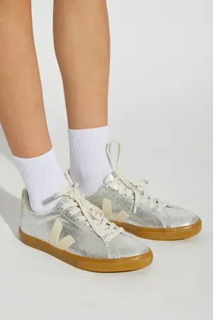 VEJA Esplar Logo Suede Sneakers - Silver