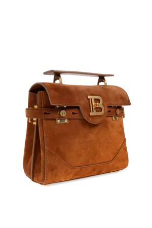 Balmain B-buzz 23 Handbag - Brown