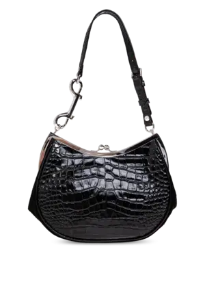 VIVIENNE WESTWOOD Charm Frame' Shoulder Bag - Black