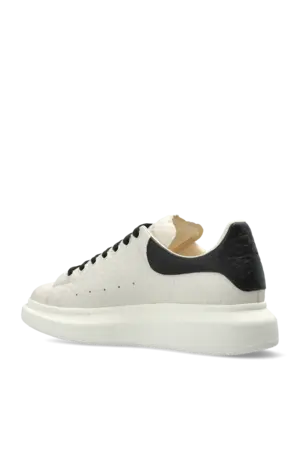 Alexander McQueen Leather Low-top Sneakers - White