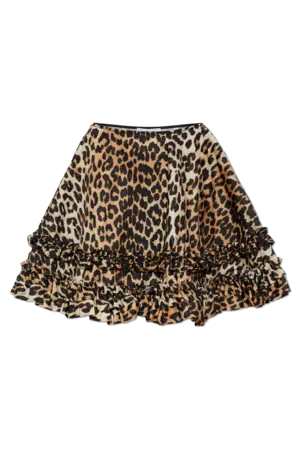 GANNI Ruffled Mini Skirt