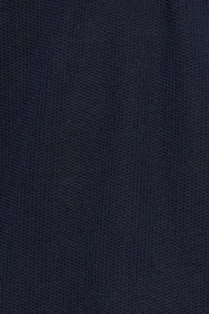 Eleventy Cotton Polo - Navy Blue