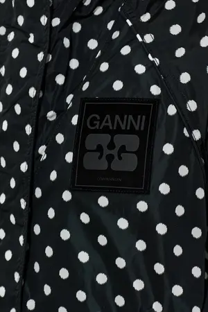 GANNI Polka Dot Jacket - Black