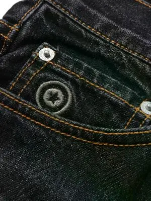 A BATHING APE Shark-appliqué Jeans