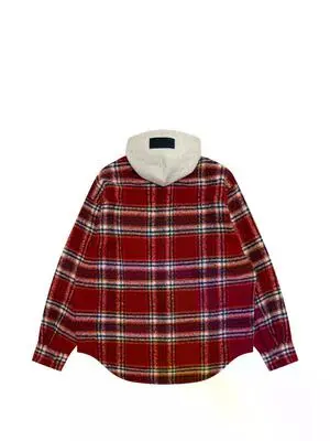 AAPE BY *A BATHING APE® Hooded Checked Shirt