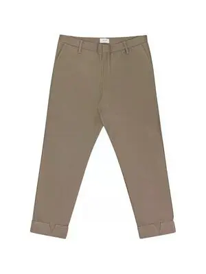 Rhude Cut-out Hems Straight-leg Trousers - Neutrals