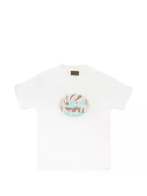 BIRTH OF ROYAL CHILD Beaded T-shirt - White
