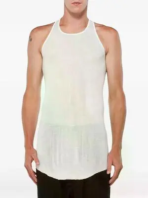 Rick Owens Halter Ribbed Knit Vest