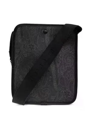 Etro Paisley-print Shoulder Bag - Black