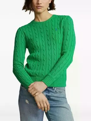 Polo Ralph Lauren Cable-knit Cotton Sweater - Green
