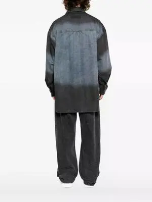 FENG CHEN WANG Gradient-effect Fringed Shirt