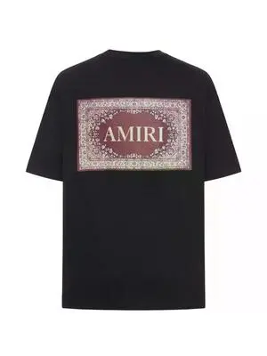 Amiri Printed Crew-neck T-shirt - Black