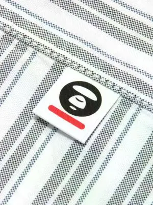 AAPE BY *A BATHING APE Striped Appliqué Shirt