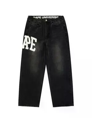 AAPE BY *A BATHING APE Logo Trousers