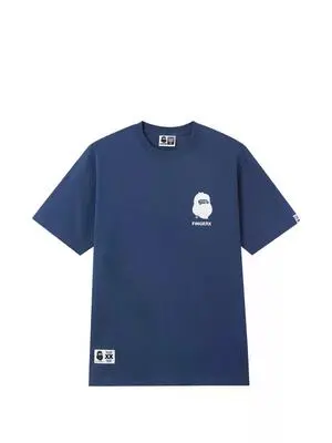 FINGERCROXX Crew-neck Graphic T-shirt - Blue
