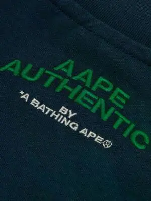 AAPE BY *A BATHING APE V-neck Logo Cardigan
