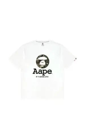 AAPE BY *A BATHING APE® Logo T-shirt - White