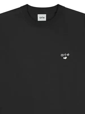 ARTE ANTWERP Logo Crew-neck T-shirt - Black