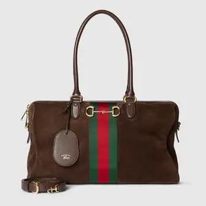 Gucci Borsetto Boston Bag - Brown