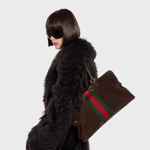 Gucci Borsetto Boston Bag - Brown