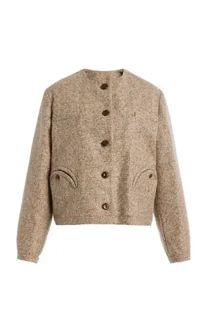 BLAZÉ MILANO Seanna Gliss Alpaca-Wool Bolero