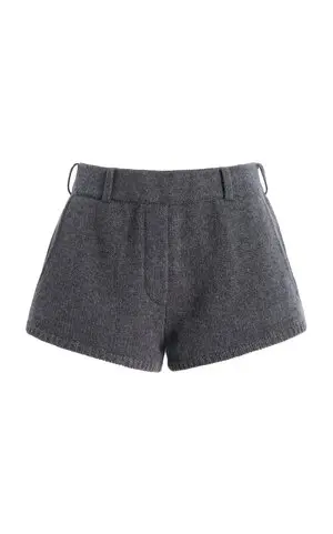 LISA YANG Annora Cashmere Hot Pants Grey