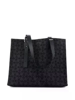Loewe Buckle Handle Anagram Jacquard Horizontal Tote Bag