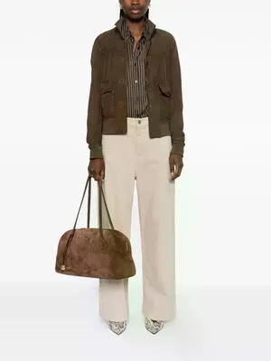 P.a.r.o.s.h Cuoricini Wide-leg Jeans