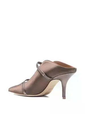MALONE SOULIERS Double-strap Stiletto Pumps - Brown