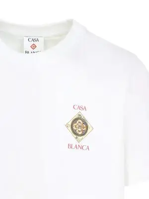 Casablanca Plafond Orne De Musique Graphic-print T-shirt - White