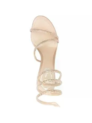 Rene Caovilla Embellished Heel Sandals