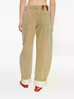 DARKPARK Cuffed Hem Regular Fit Jeans