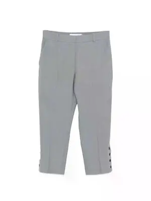 IRO PARIS Button-embellished Trousers - Grey