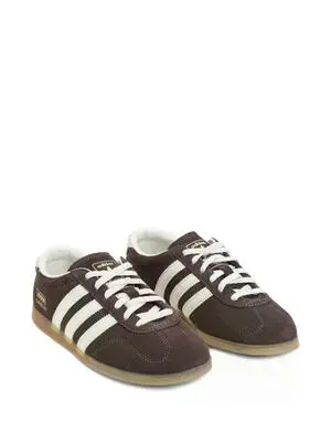 Adidas Striped Suede Sneakers - Brown