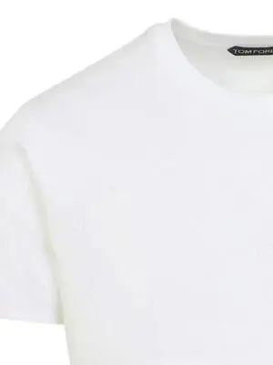TOM FORD Crew-neck Short-sleeves T-shirt - White
