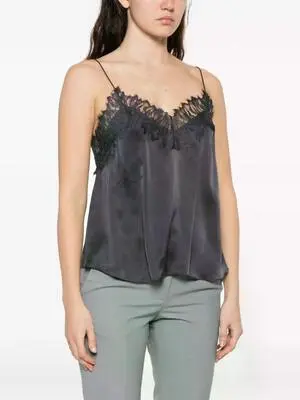 IRO PARIS Lace Strap Top