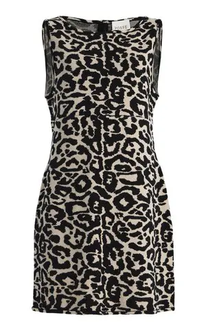 Posse Lexi Leopard Knit Mini Dress