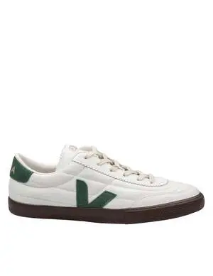 VEJA Organically Treated Leather Sneakers - White/cyprus
