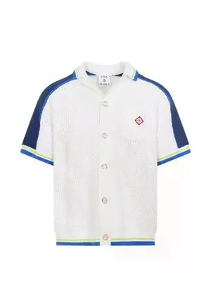 Casablanca Logo-embroidered Shirt - White