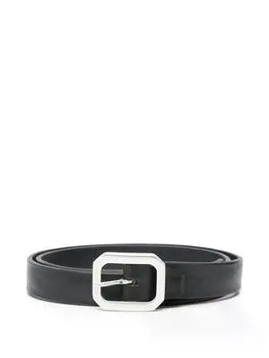 ERALDO Square Buckle Belt - Black